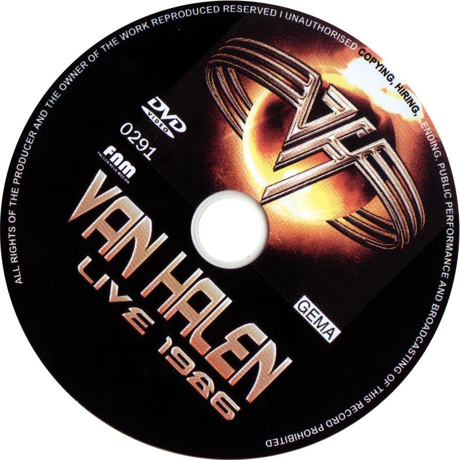 Van Halen Live 1986 New Haven : DVD | DVD Covers | Cover Century | Over ...